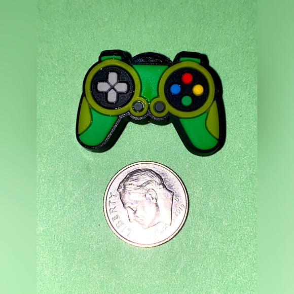 Accessories | 1 For 15 Green Game Controller Gamer Crocs Shoe Charms ...